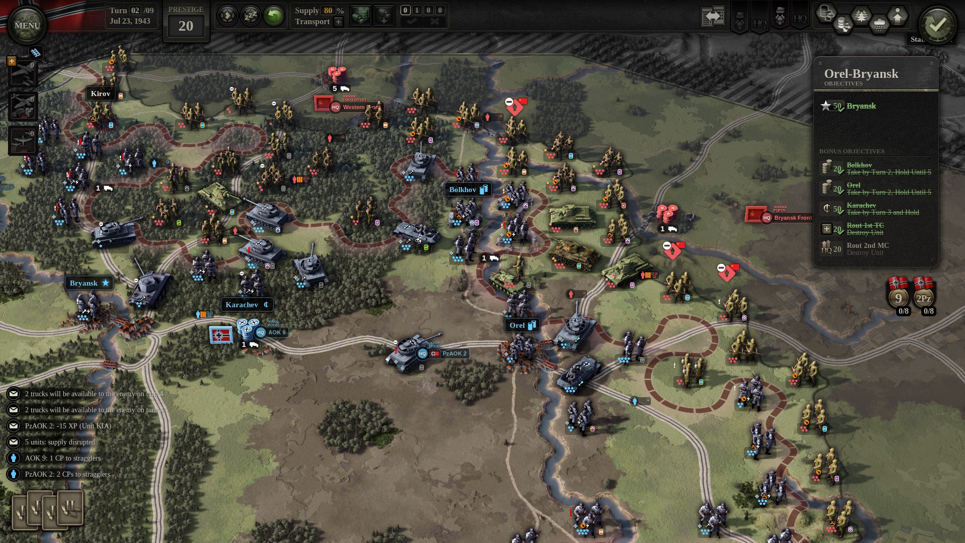 Unity of Command 2: Kursk DLC | Review in 7 Screenshots - Barrel Drill